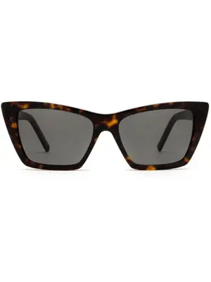 Saint Laurent Mica Cat-eye Sunglasses - Brown