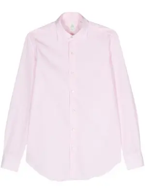 FINAMORE 1925 Poplin Cotton Shirt - Pink
