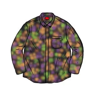 Supreme Digi Floral Corduroy Shirt - Gold