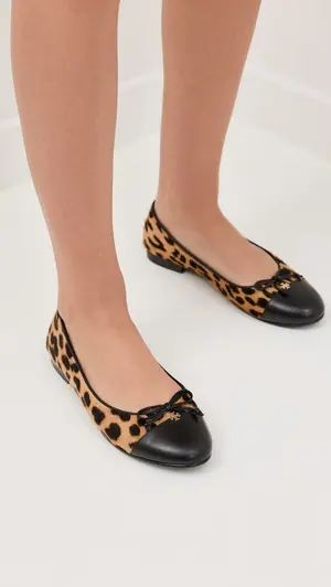 Tory Burch Cap-toe Ballerina Flats
