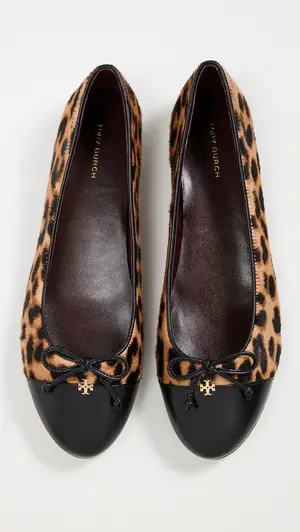 Tory Burch Cap-toe Ballerina Flats