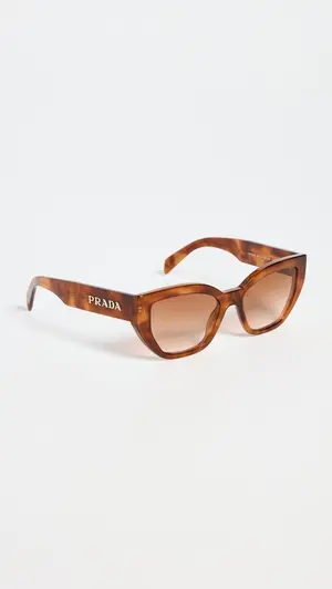 Prada 0pr A09s Sunglasses - Cognac Tortoise
