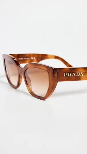 Prada 0pr A09s Sunglasses - Cognac Tortoise
