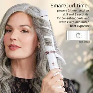 T3 Curlwrap 1.25 Automatic Rotating Curling Iron With Long Barrel - One-color