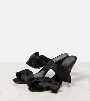 THE ROW Vika Satin Sandals
