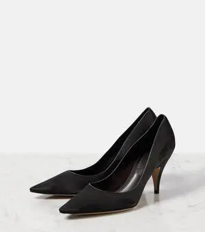 THE ROW Liisa Satin Pumps