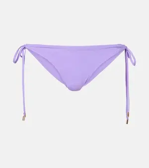 Melissa Odabash Istanbul Low-rise Bikini Bottom - Purple
