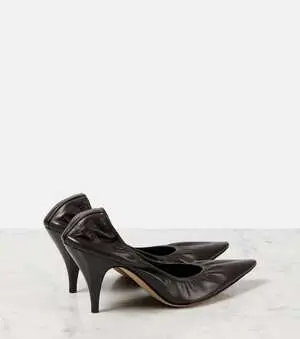 THE ROW Uxor Leather Pumps