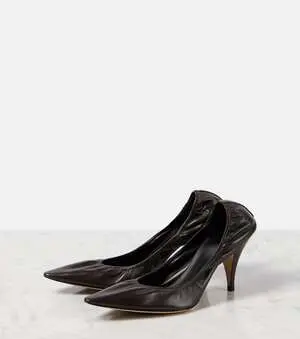 THE ROW Uxor Leather Pumps