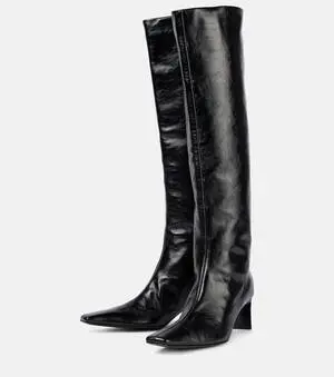Khaite Ona 55 Leather Knee-high Boots