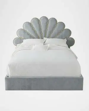 HAUTE HOUSE Rosette Bed - Mineral