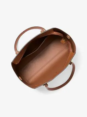 Michael Kors Charlotte Large 3-in-1 Signature Logo Tote Bag - Brown