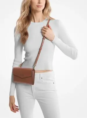 Michael Kors Charlotte Large 3-in-1 Signature Logo Tote Bag - Brown