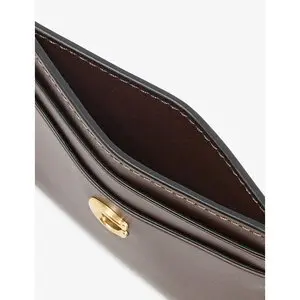 COACH Essentials Leather Card Case - B4/maple