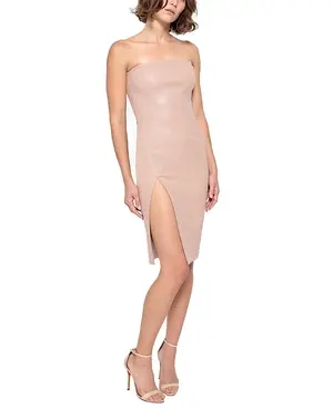 AS By DF Aura Stretch Leather Dress - Chai