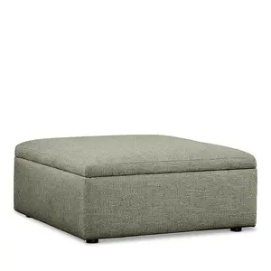 Bloomingdale'S Alice Large Square Storage Ottoman, In Fabric - Artisan Sage