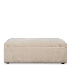 Bloomingdale'S Auburn Large Rectangle Storage Ottoman, In Fabric - Opulent Polar