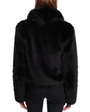 Sam. Vanessa Faux Fur Cropped Coat