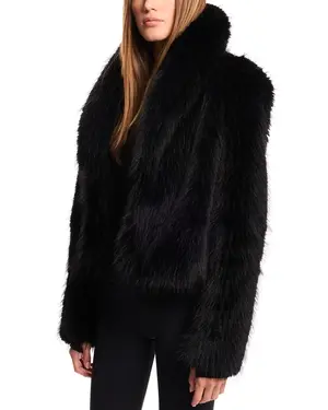 Sam. Vanessa Faux Fur Cropped Coat