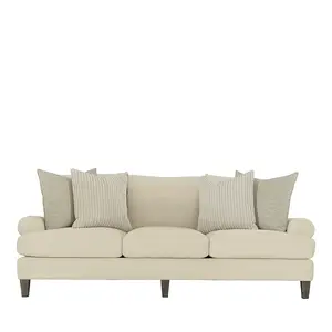 BERNHARDT Isabella Cream Fabric Sofa - - Cream