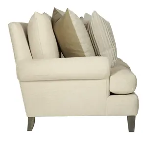 BERNHARDT Isabella Cream Fabric Sofa