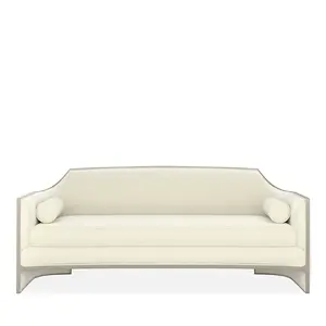 CARACOLE The Cat's Meow Sofa - Soft Silver Paint/pearl