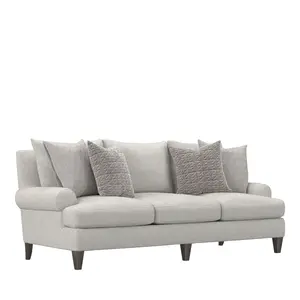 BERNHARDT Isabella Gray Fabric Sofa - - Grey