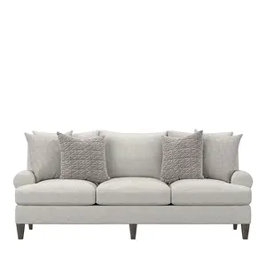 BERNHARDT Isabella Gray Fabric Sofa Portobello