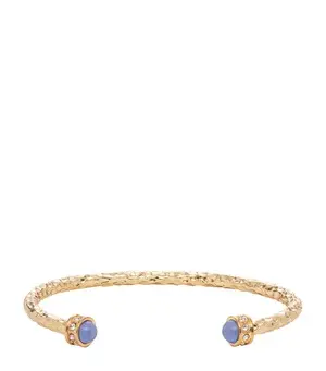 Halcyon Days Salamander Torque Bangle - Blue