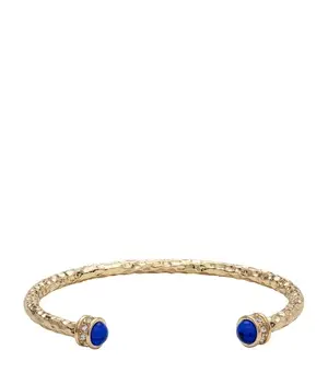 Halcyon Days Halcyon Days Salamander Torque Bangle Navy