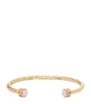 Halcyon Days Salamander Torque Bangle - Pink