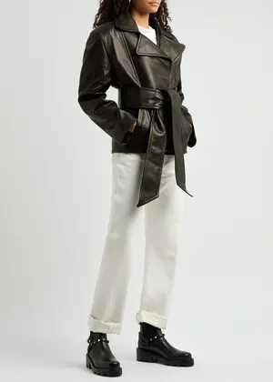 Valentino Garavani Rockstud Leather Ankle Boots