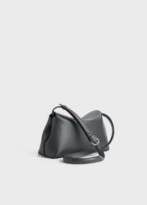 TOTEME T-lock Leather Clutch - Grey