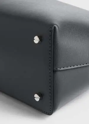 TOTEME T-lock Leather Clutch