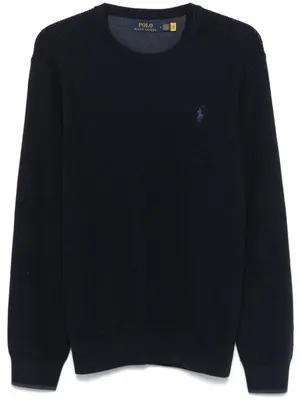 Polo Ralph Lauren Pony-embroidered Sweater - Blue