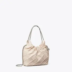 Tory Burch Mini Fleming Soft Hobo Bag - Soft Pink