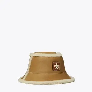 Tory Burch Reversible Bucket Hat - Brown/light Natural