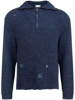 MAISON MARGIELA Summer Shetland Sweater - Blue