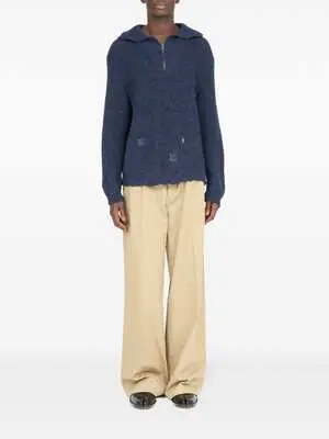 MAISON MARGIELA Summer Shetland Sweater - Blue