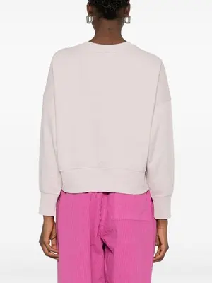 Dkny Logo-embellished Sweatshirt - Pink