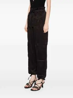 GANNI Washed Satin Trousers