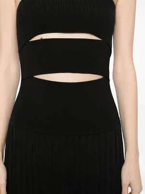 Christopher Esber Asymmetric Tank Dress - Black