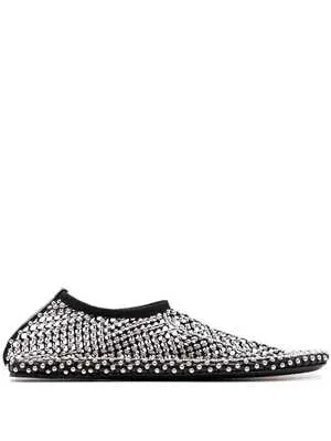Christopher Esber Minette Stud Ballerina Shoes - Black