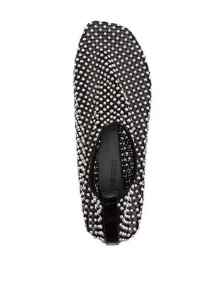Christopher Esber Minette Stud Ballerina Shoes - Black