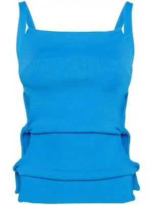 Christopher Esber Open Twist Apron Tank Top