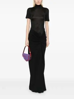 Christopher Esber Ruched Gown - Black