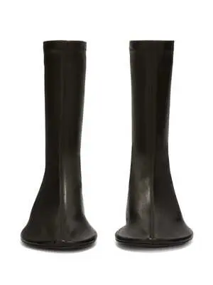 JIL SANDER 60mm Leather Ankle Boots