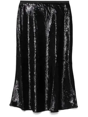 Polo Ralph Lauren Lamé Midi Skirt