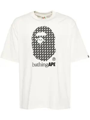 A BATHING APE Sta Houndstooth Tee