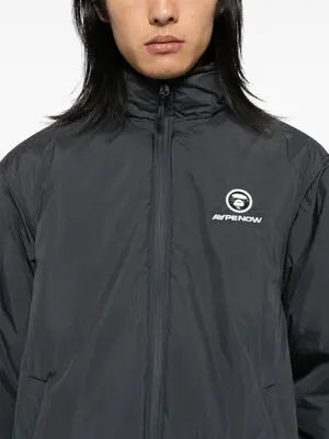 AAPE BY *A BATHING APE Moonface Logo Zip-up Jacket